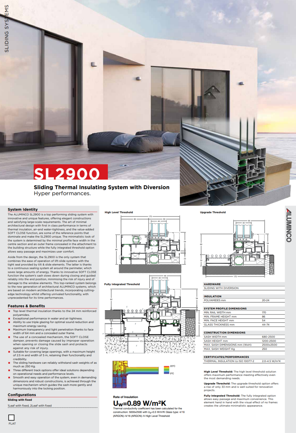 ALUMINCO SL2900 - ALUMINIUM & GLASS SYSTEMS by CEPHE®
